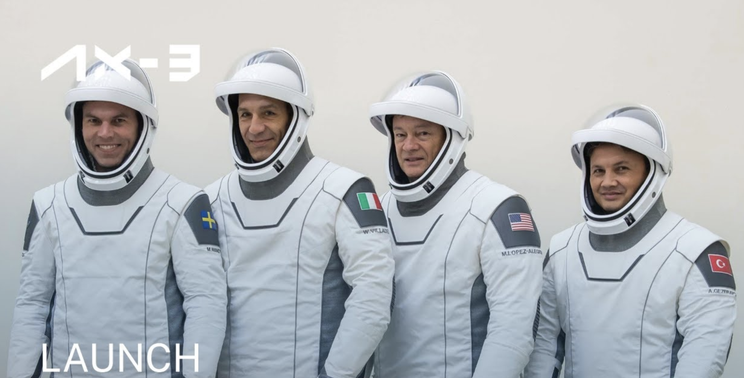 Al via Axiom-3, prima missione spaziale per il colonnello Walter Villadei